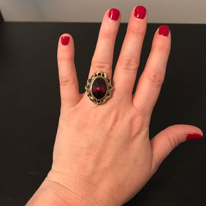 Whiting & Davis | Jewelry | Vintage Whiting And Davis Crystal Ring ...